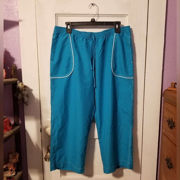 bcg | Pants & Jumpsuits | Bcg Blue Capri Pants | Poshmark